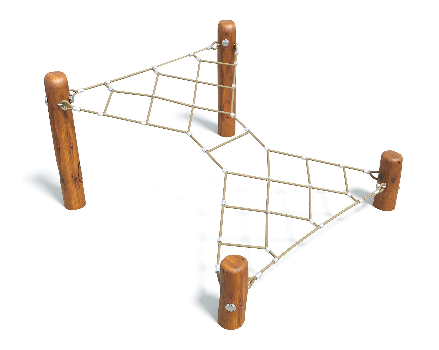 Natural Mini Inclined Cross Net - Kaebel Leisure