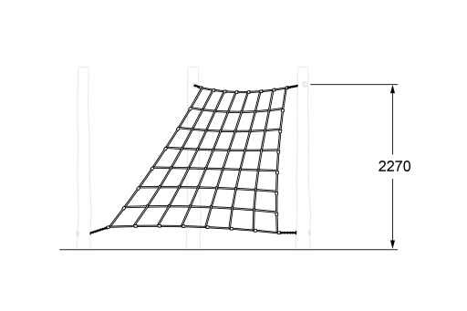Natural Twisted Tri Net - Kaebel Leisure
