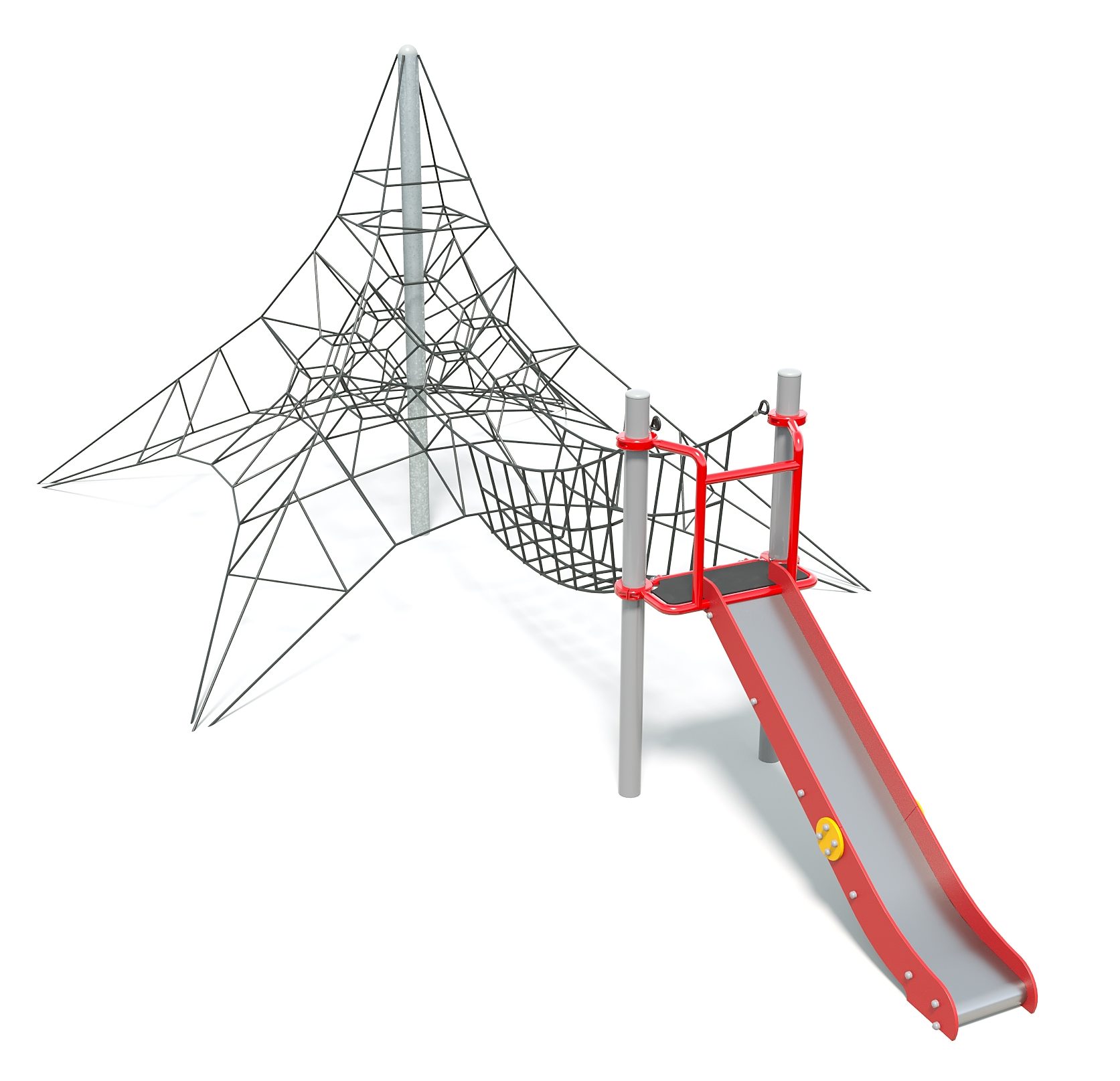 4m Bridge with Slide - Kaebel Leisure