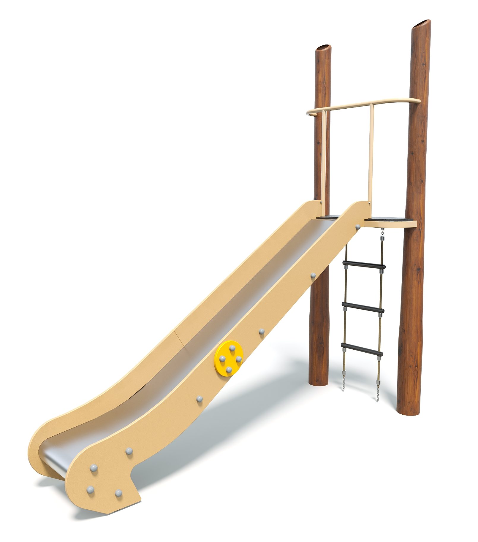 Natural Slide with Ladder - Kaebel Leisure